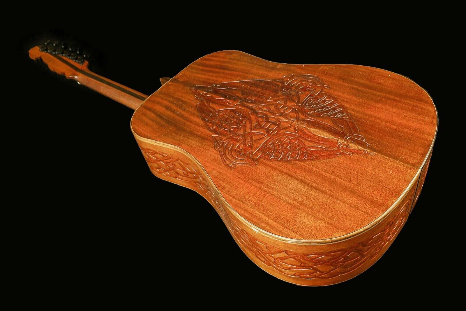 Blueberry Handmade Dreadnought Acoustic Guitar Celtic Motif - Etsy