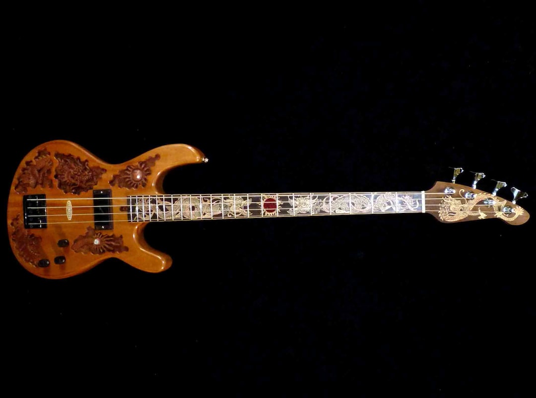 Blueberry Handmade Electric Bass Guitar - Etsy