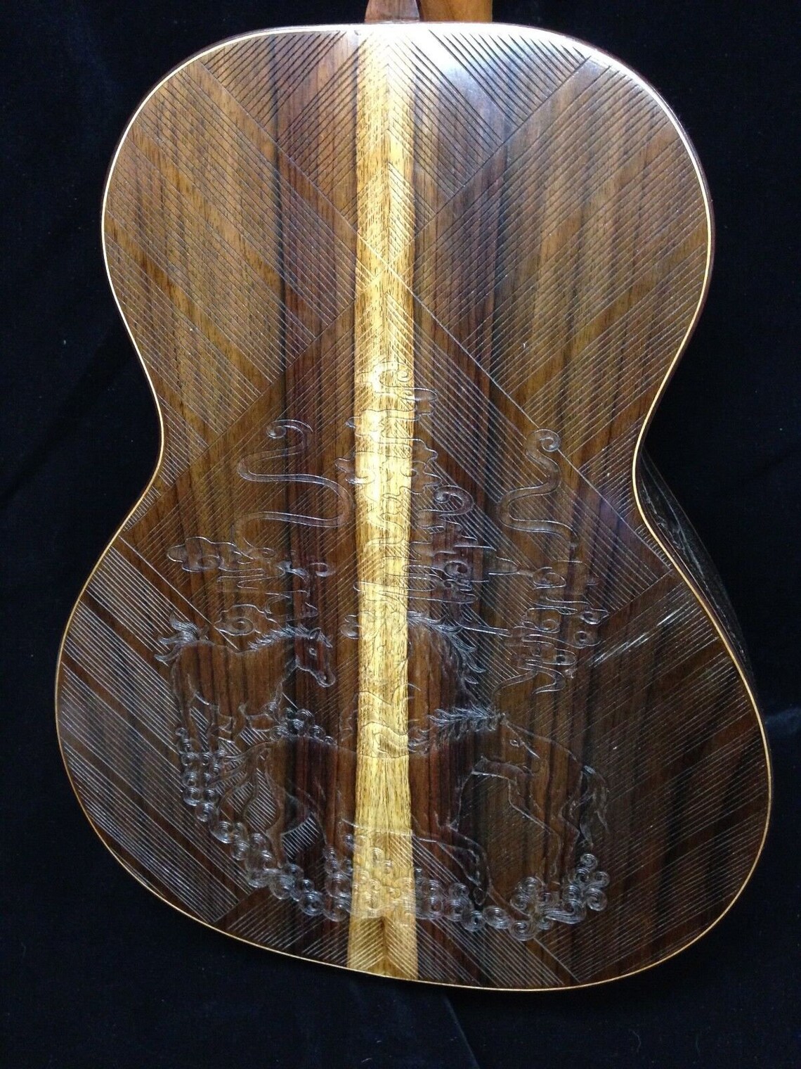 Blueberry Handmade Classical Guitar Nylon Strings Horses Motif - Etsy