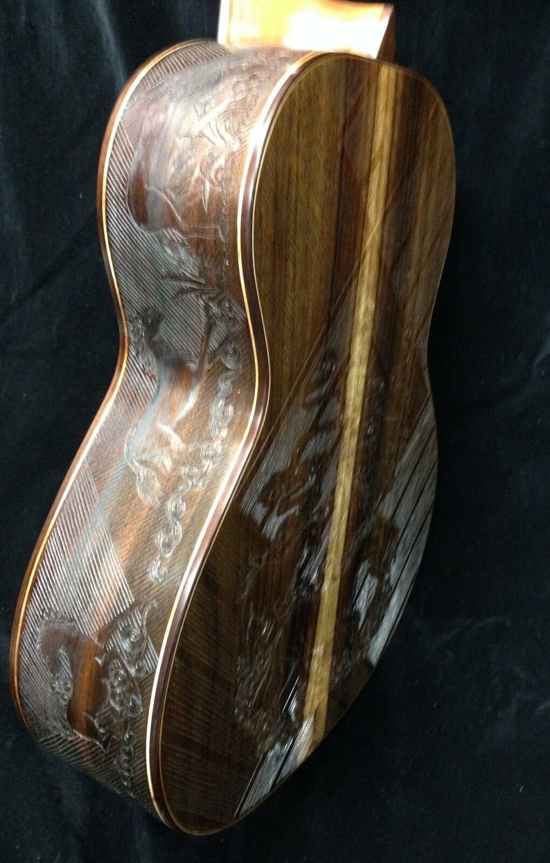 Blueberry Handmade Classical Guitar Nylon Strings Horses Motif - Etsy