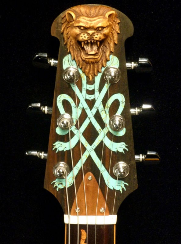 Blueberry Handmade Hollow Body Electric Guitar With Alaskan Spruce ...