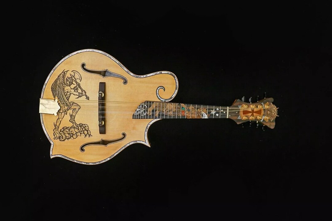 Blueberry Handmade Hand-carved F Style Mandolin With Alaskan Spruce - Etsy