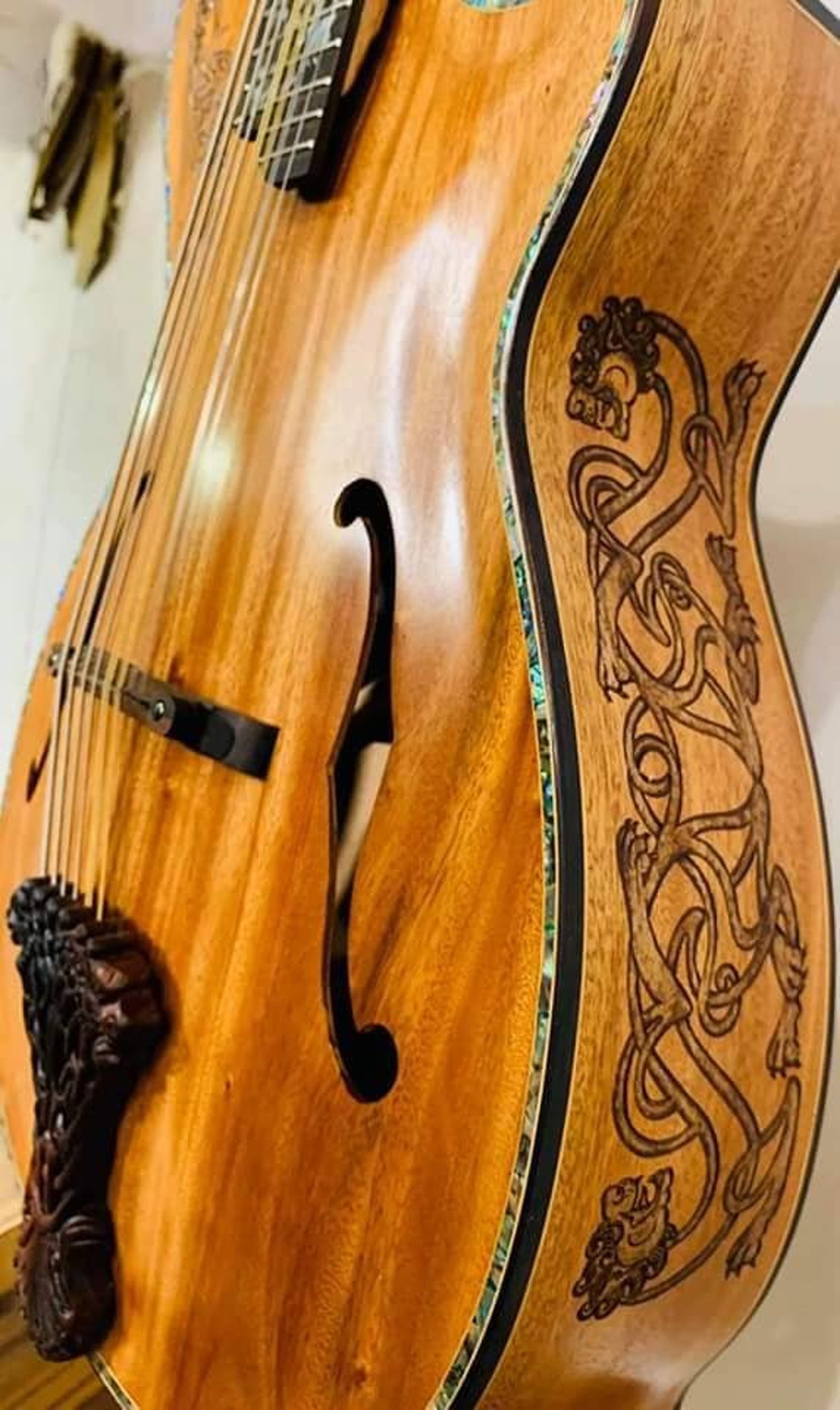 Blueberry Handmade Grand Twelve String Mandolin Built for You With Love ...