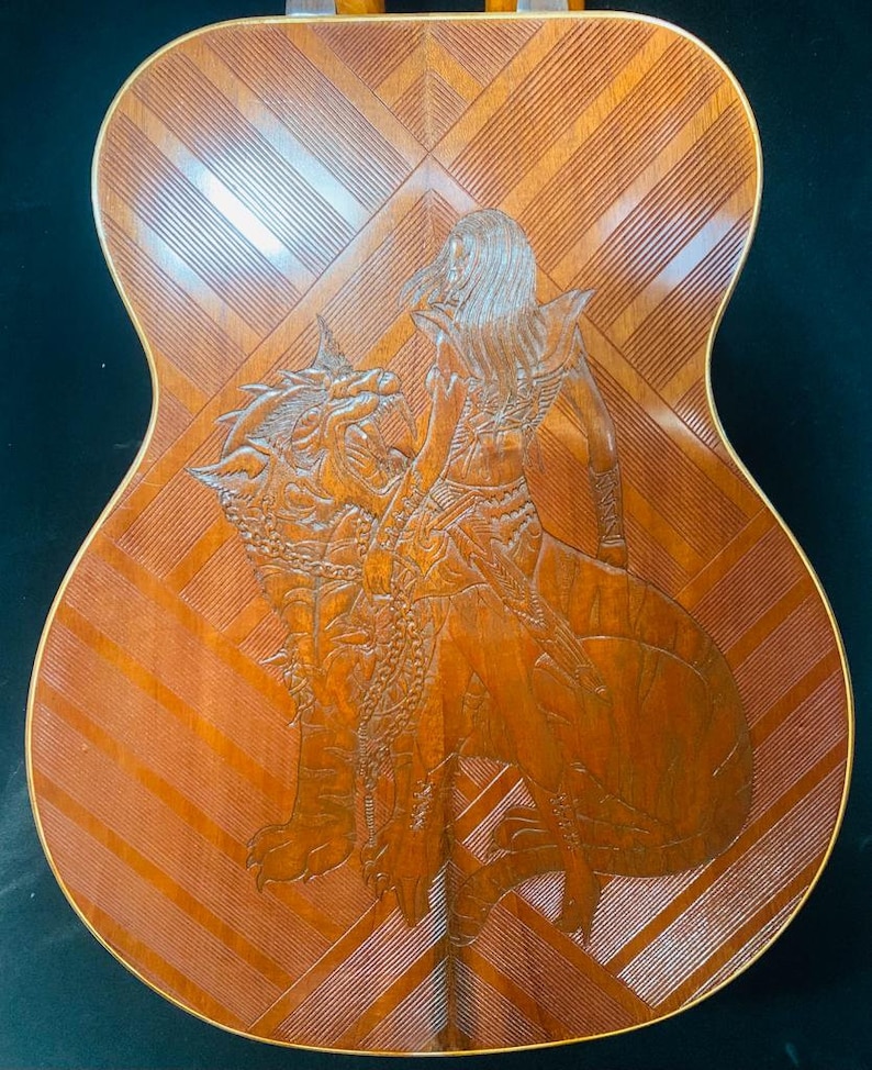 Blueberry Handmade Double Neck Acoustic Guitar 12 & 6 String ...