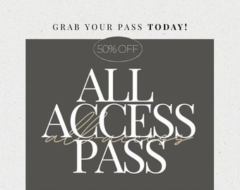 All Access Pass - Etsy