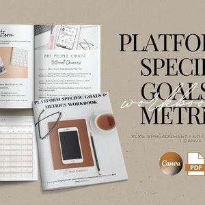 Goal Setting Business Template | Digital Planner Template | Canva ...