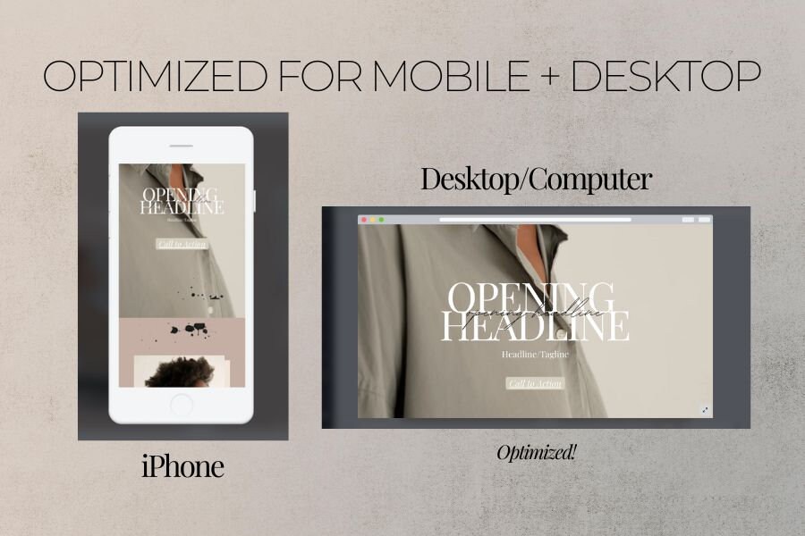 Canva Sales Page Template Infused With Professional Sales Page Copy ...