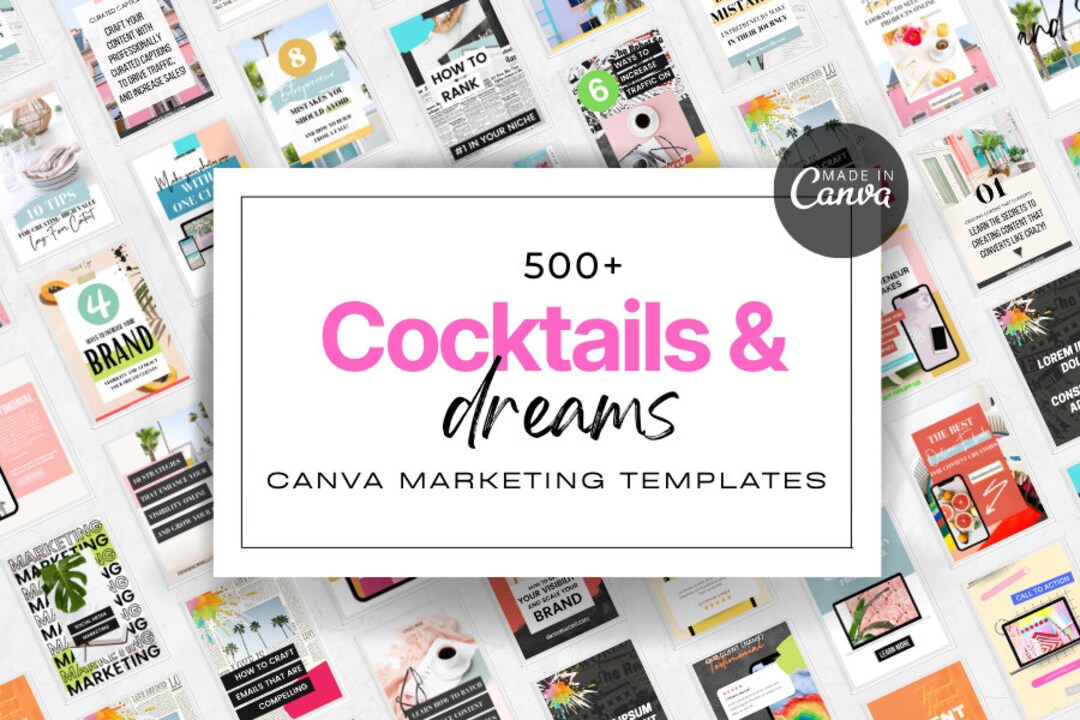 Social Media Marketing Templates | Canva Instagram Templates | Graphic ...