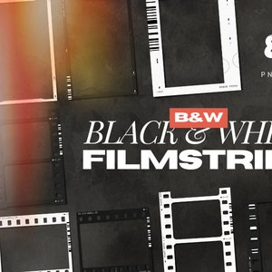 Film Frame Bundle | Black & White Filmstrips | Instant Film | Negative Border | Kodak Borders ...