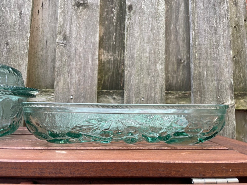 Libbey Spanish Gibraltar Green Glass Vintage 1980s 1990s - Etsy