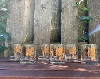 Gold Maple Leaf Glasses - Etsy