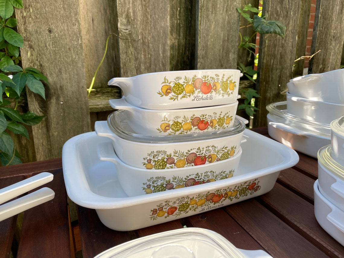 Corning Ware the Spice of Life Casserole Dish Vintage 1970s - Etsy
