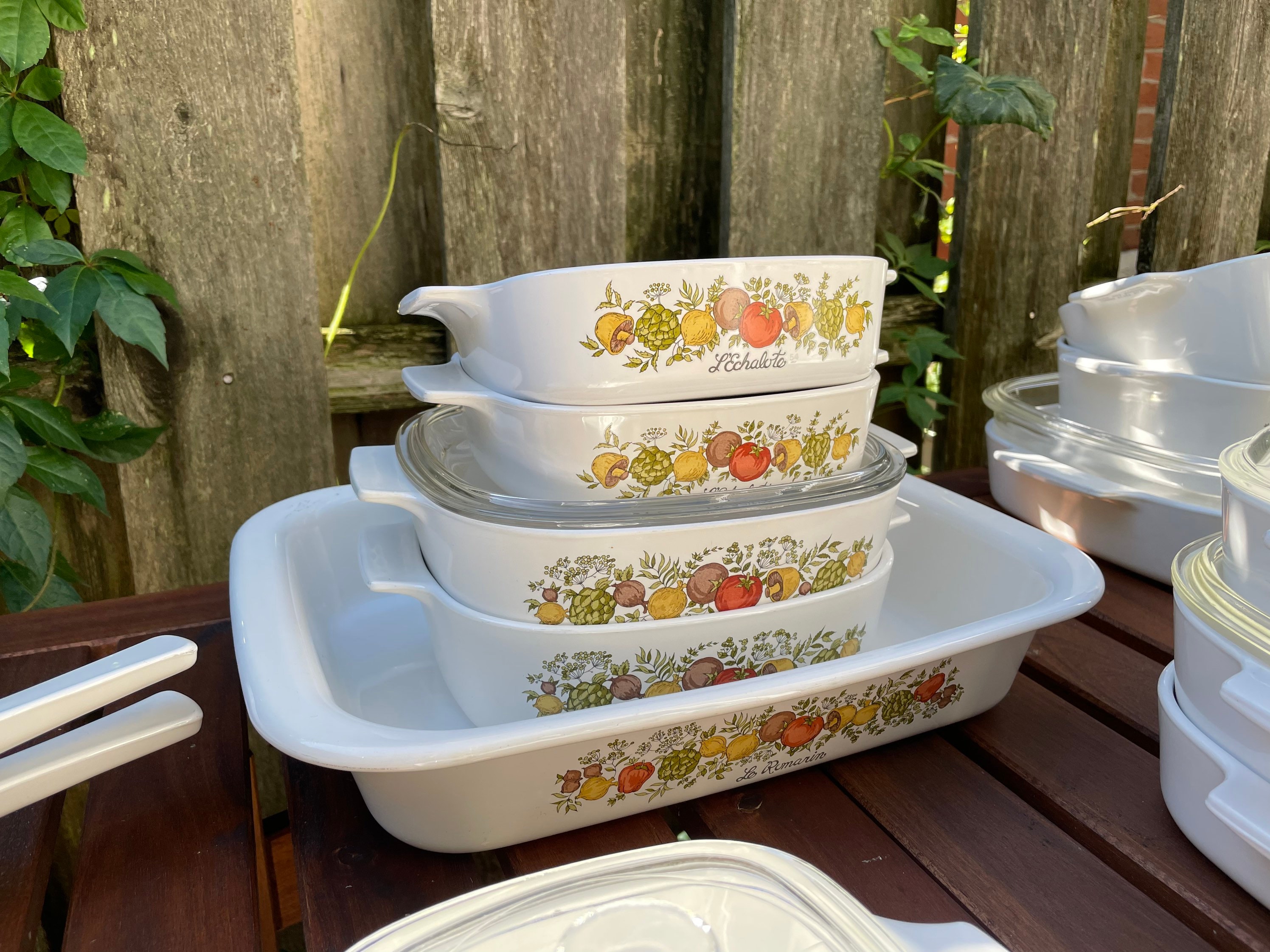 Corning Ware the Spice of Life Casserole Dish Vintage 1970s Le Persil ...