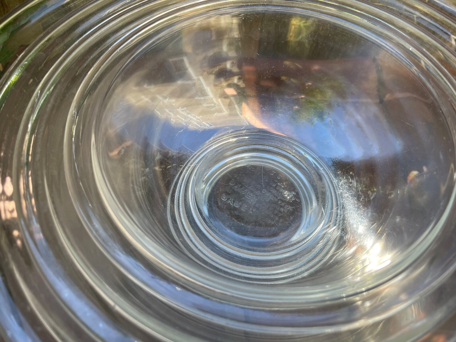 Pyrex Clear Glass Mixing Bowls Set of Four Vintage Glass Retro - Etsy