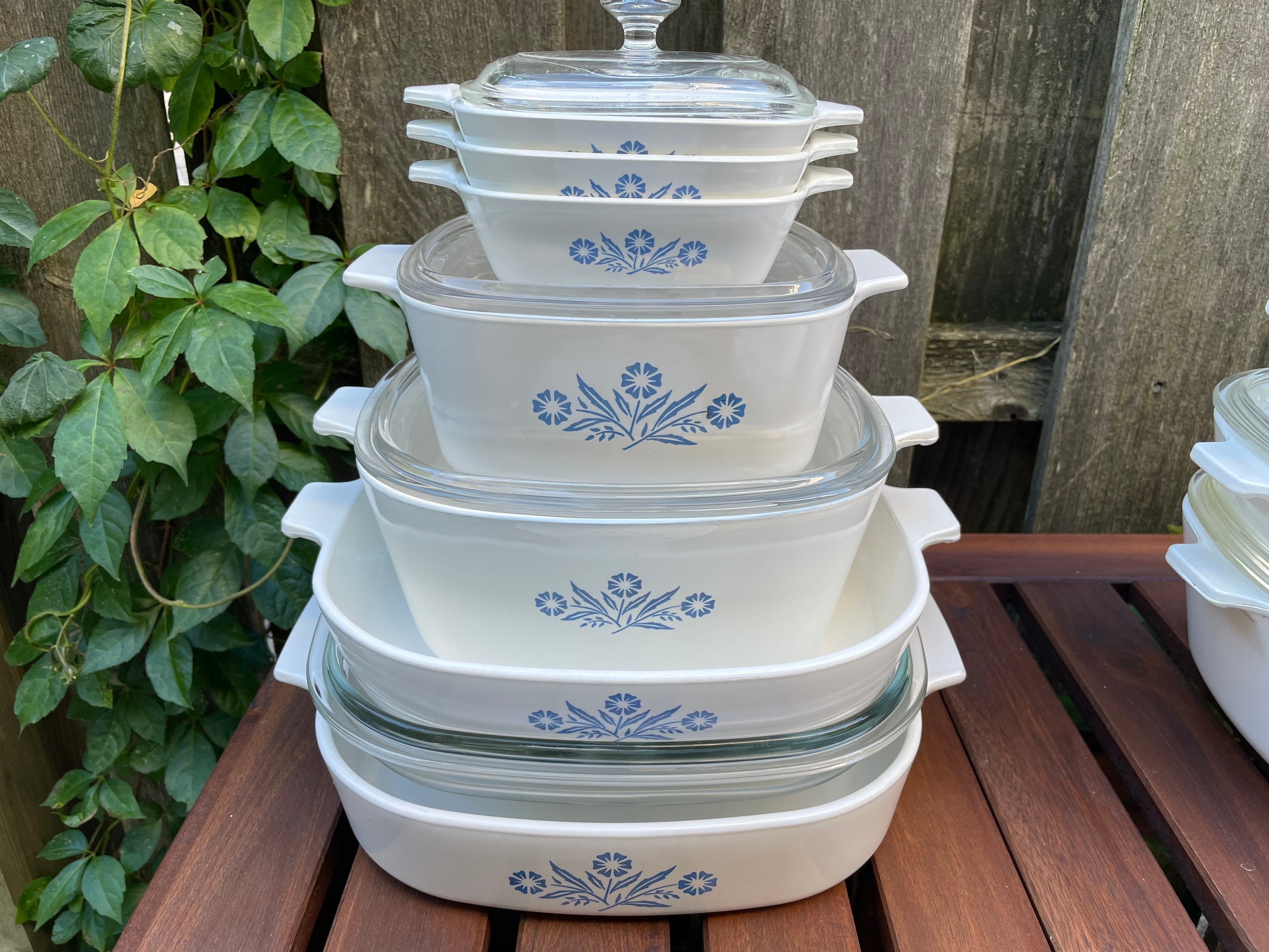 Corning Ware Blue Corn Flower Vintage 1950’s 1960’s Casserole Dish ...