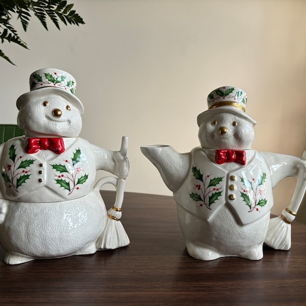 Snowman Teapot - Etsy