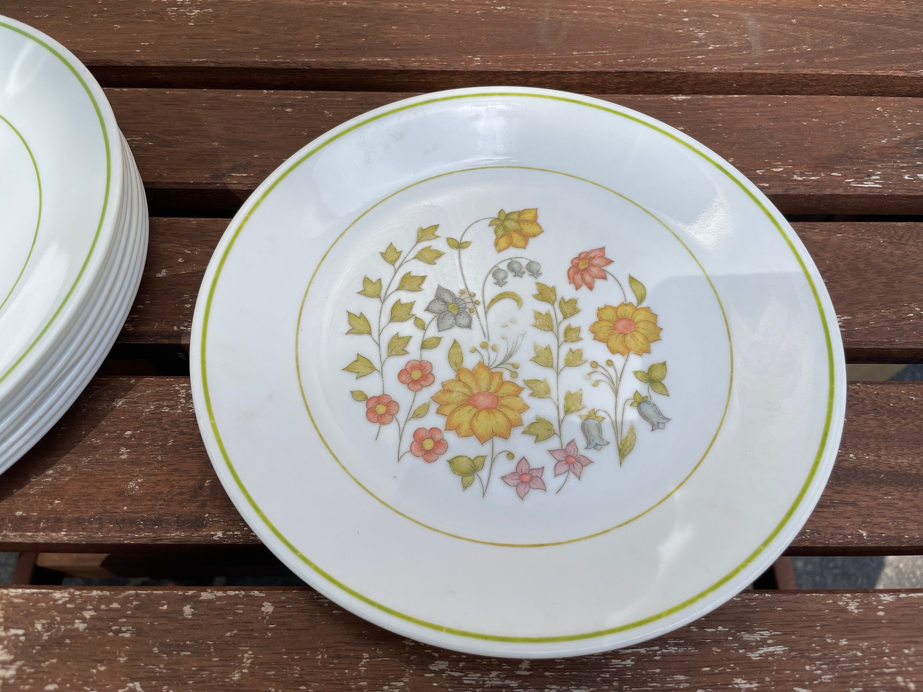 Corelle Spring Daisy Vintage 1970s Dinnerware MCM Pastel - Etsy