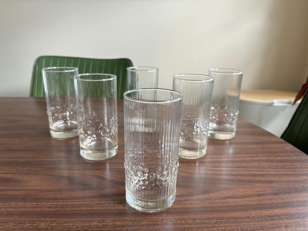 Vintage Durobor of Belgium Alaska High Ball Trinkgläser Retro MCM ...