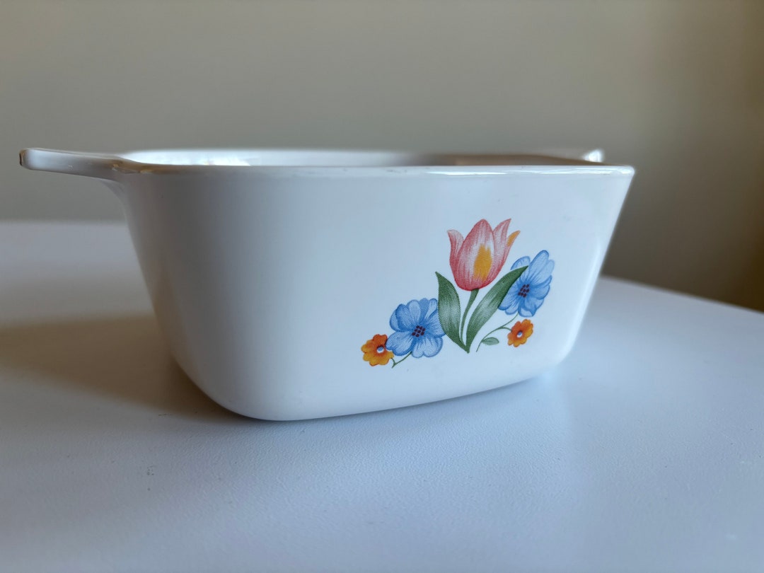 Corning Ware P-43-B 700ML Fresh Cut Tulips Vintage 1990s Mini Casserole Dish - Etsy