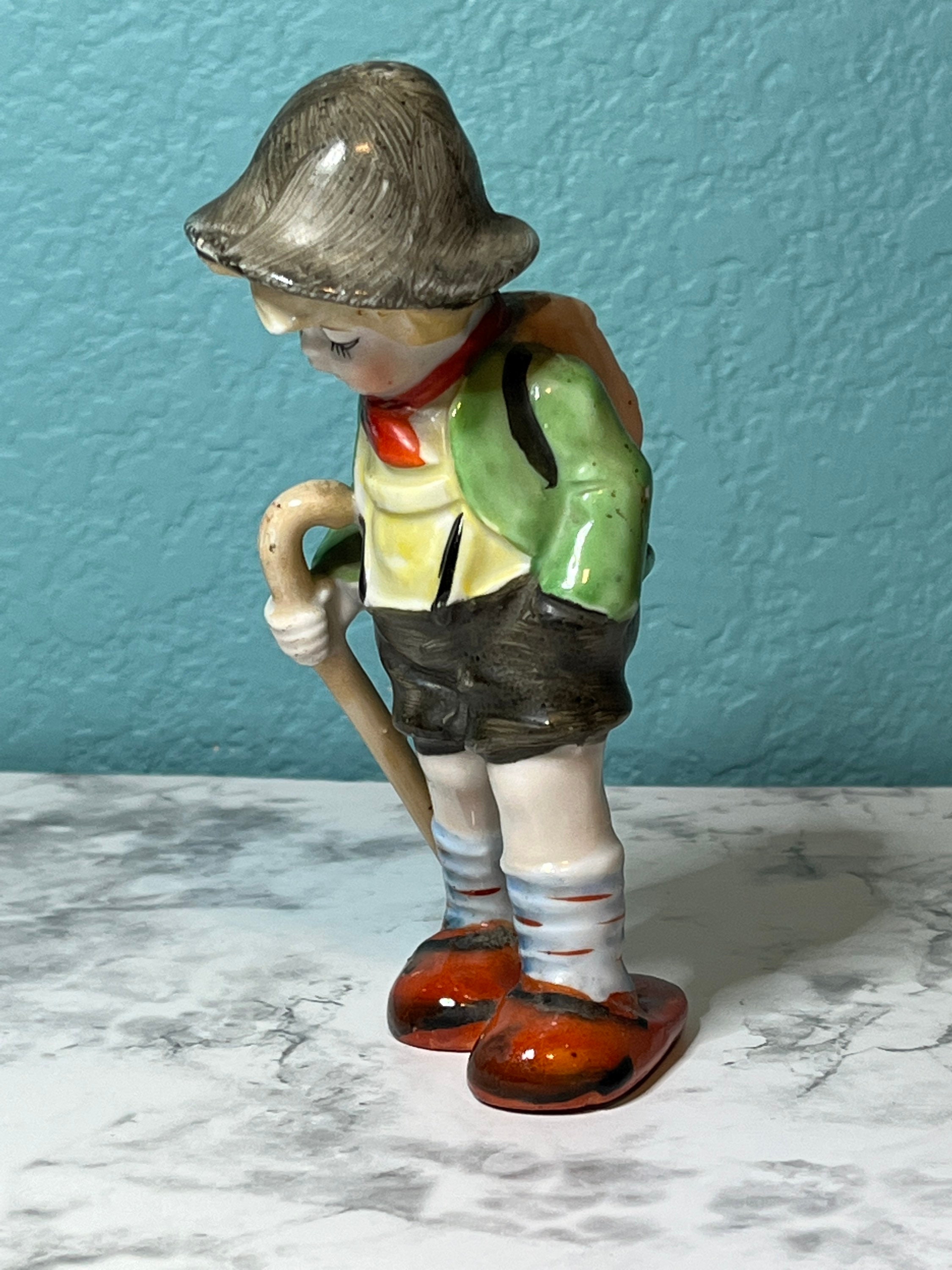 Boy With Cane “made in Occupied Japan” 5.5” Tall - Etsy