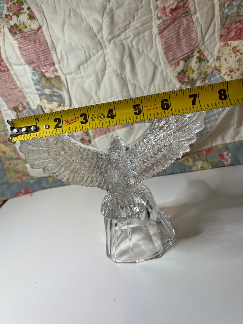 Royal Crystal Rock RCR BY Oneida Eagle Mantle Piece With Inset Clock - Etsy