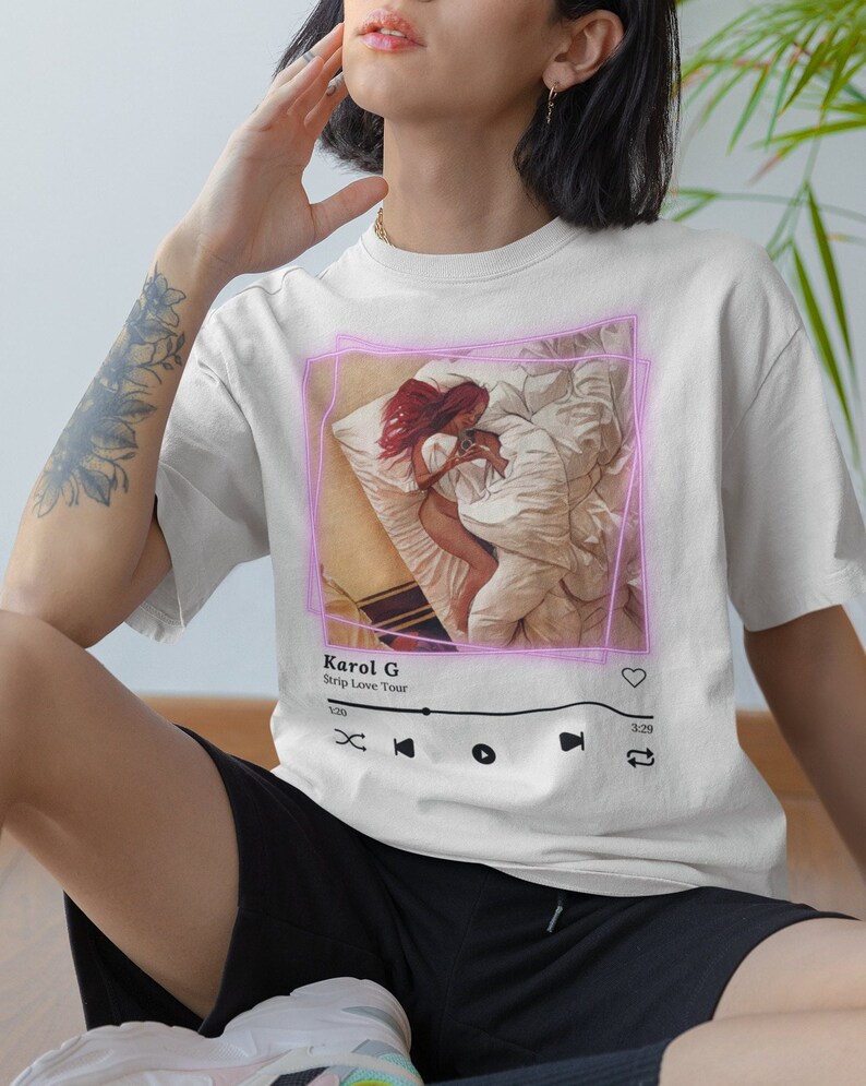 Karol G Tour Karol G Strip Love 2022 Tshirt Strip Love Tour Etsy