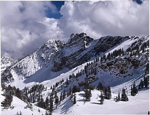 Devils Castle at Alta Ski Area Photographic Giclee Print on - Etsy