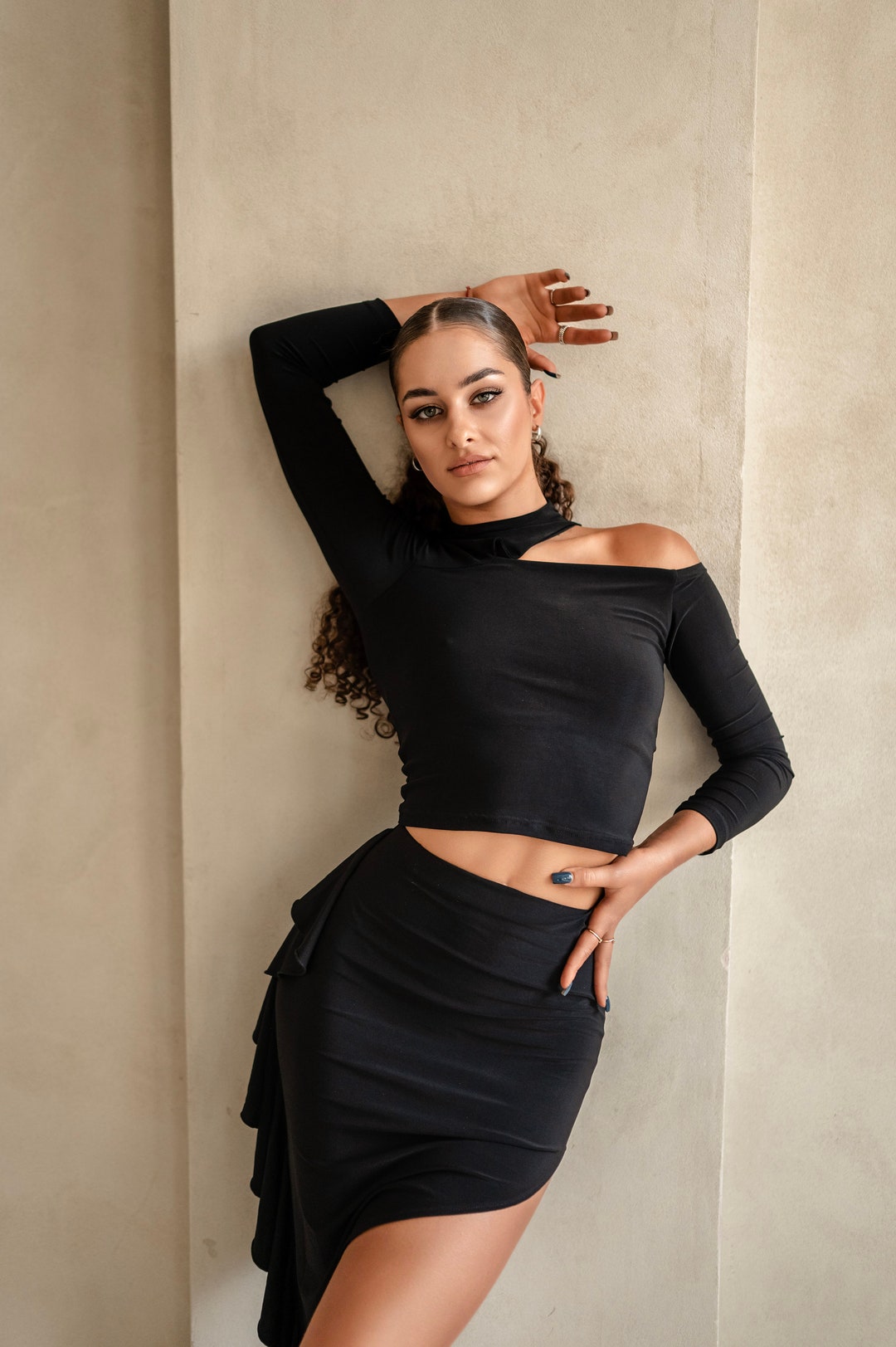 Top With Exposed Shoulder - Etsy