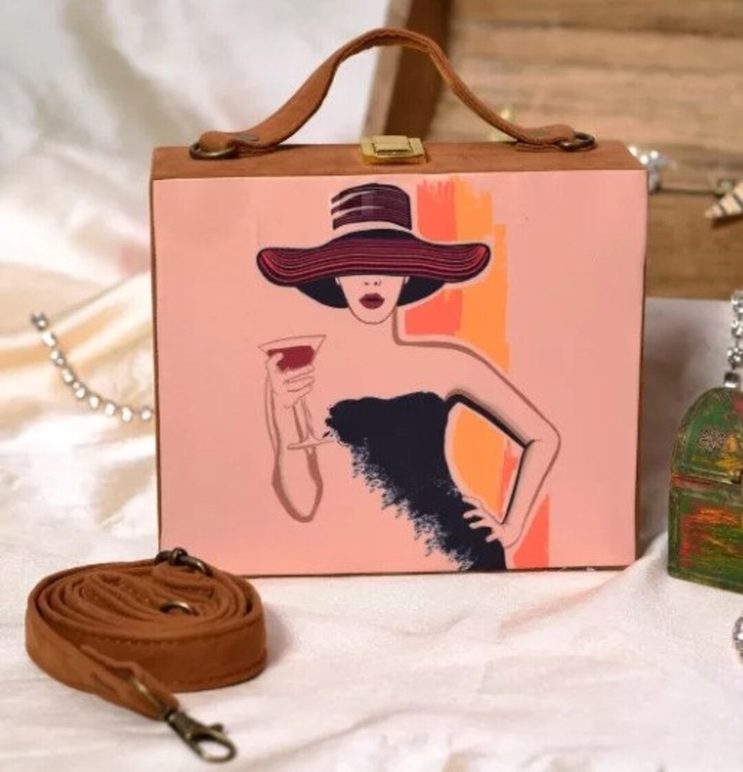 Classy Girl, Print Wood, Suitcase Style, Birthday, Gift, Unique Bag ...