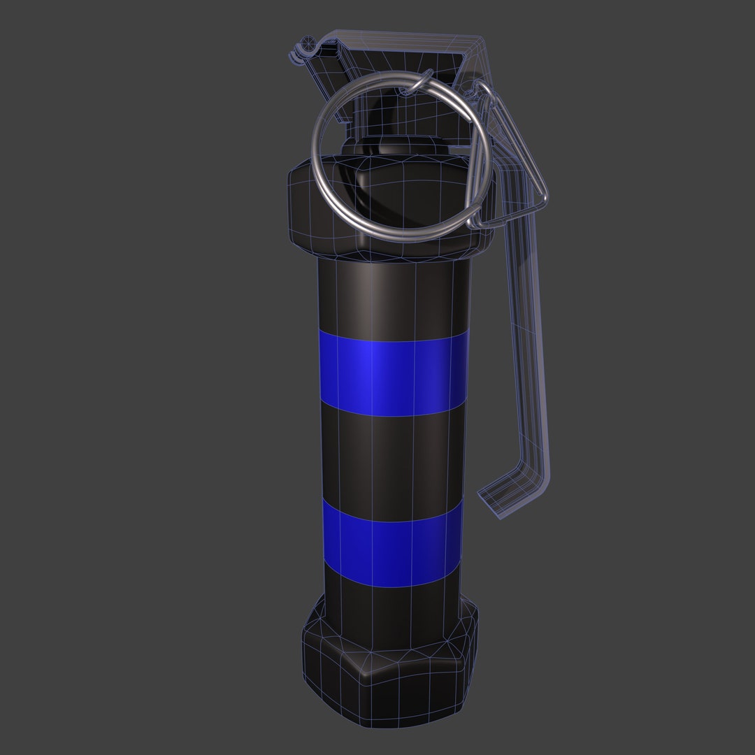 3D Print Model Replica of the Flash Grenade From the Resident Evil 2 ...