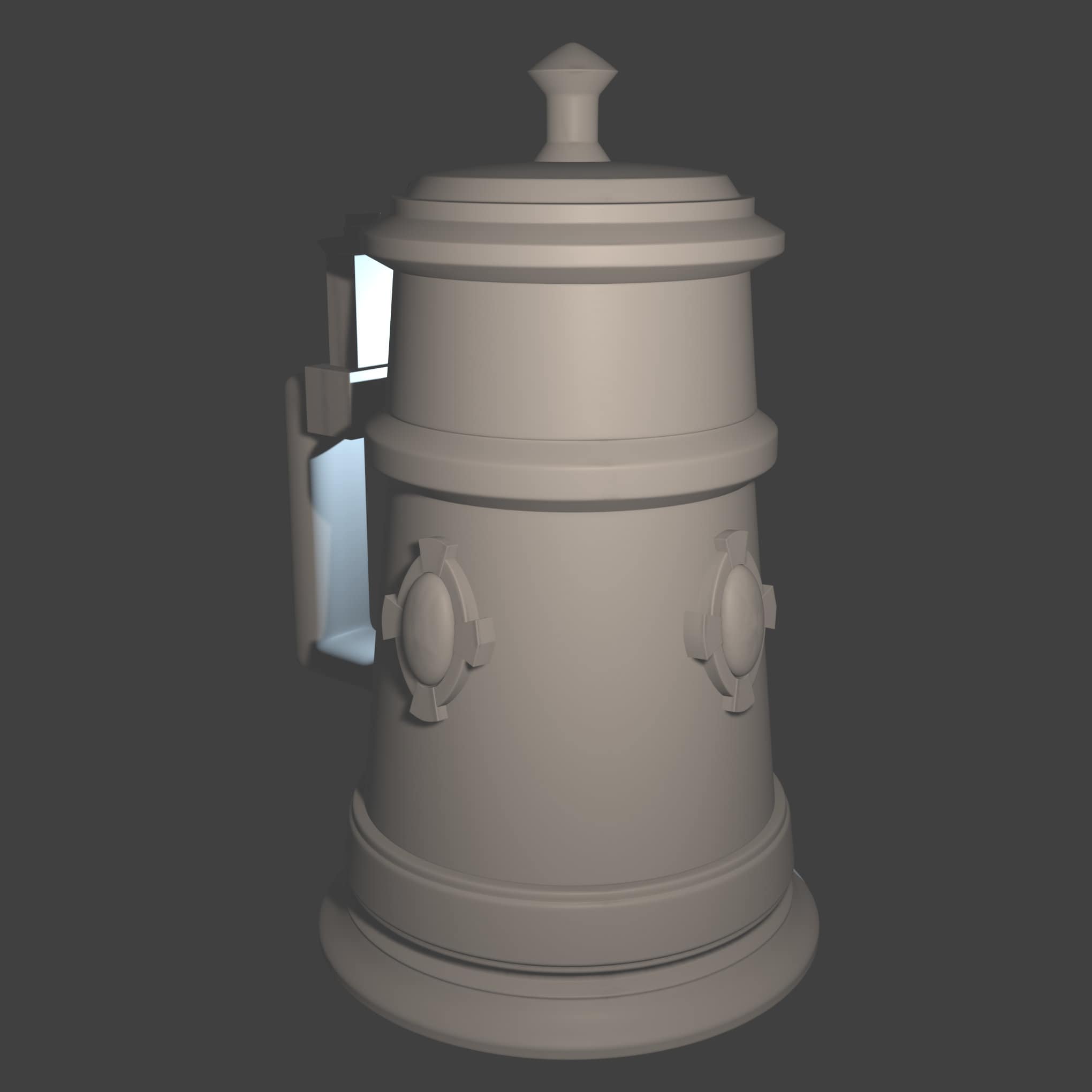 3D Print Model Replica of the Beer Stein From the Original Resident ...