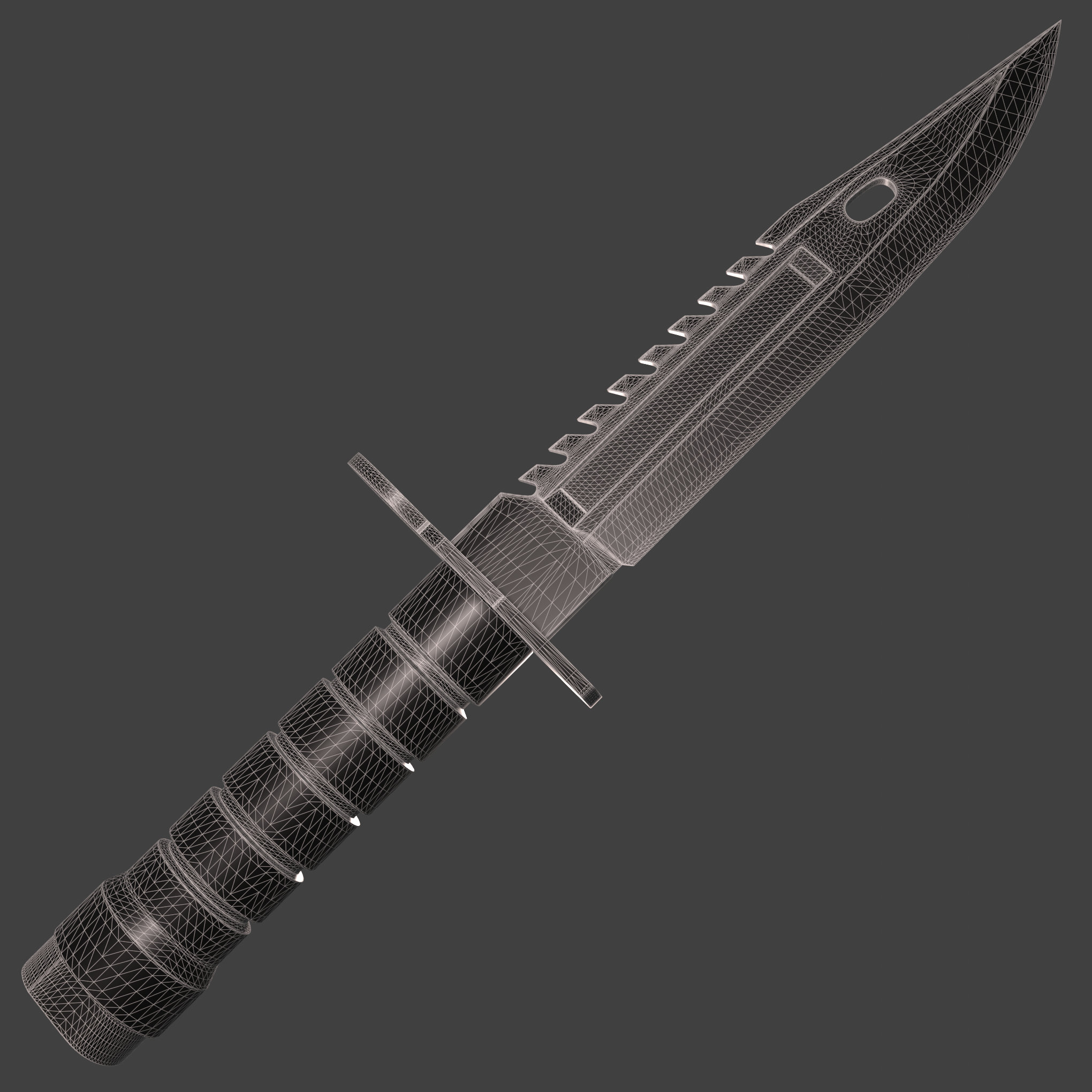 3D Print Model Replica of Leon Kennedy's Combat Knife From the Resident ...