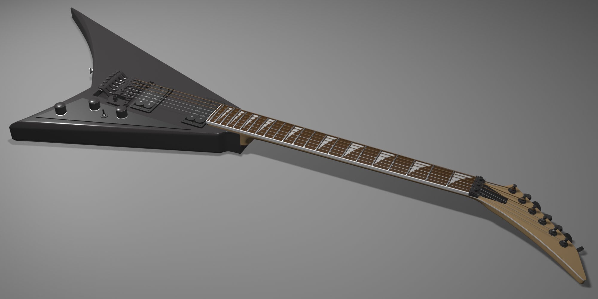 3D Print Model Replica of the Jackson Randy Rhoads V Guitar - STL ...