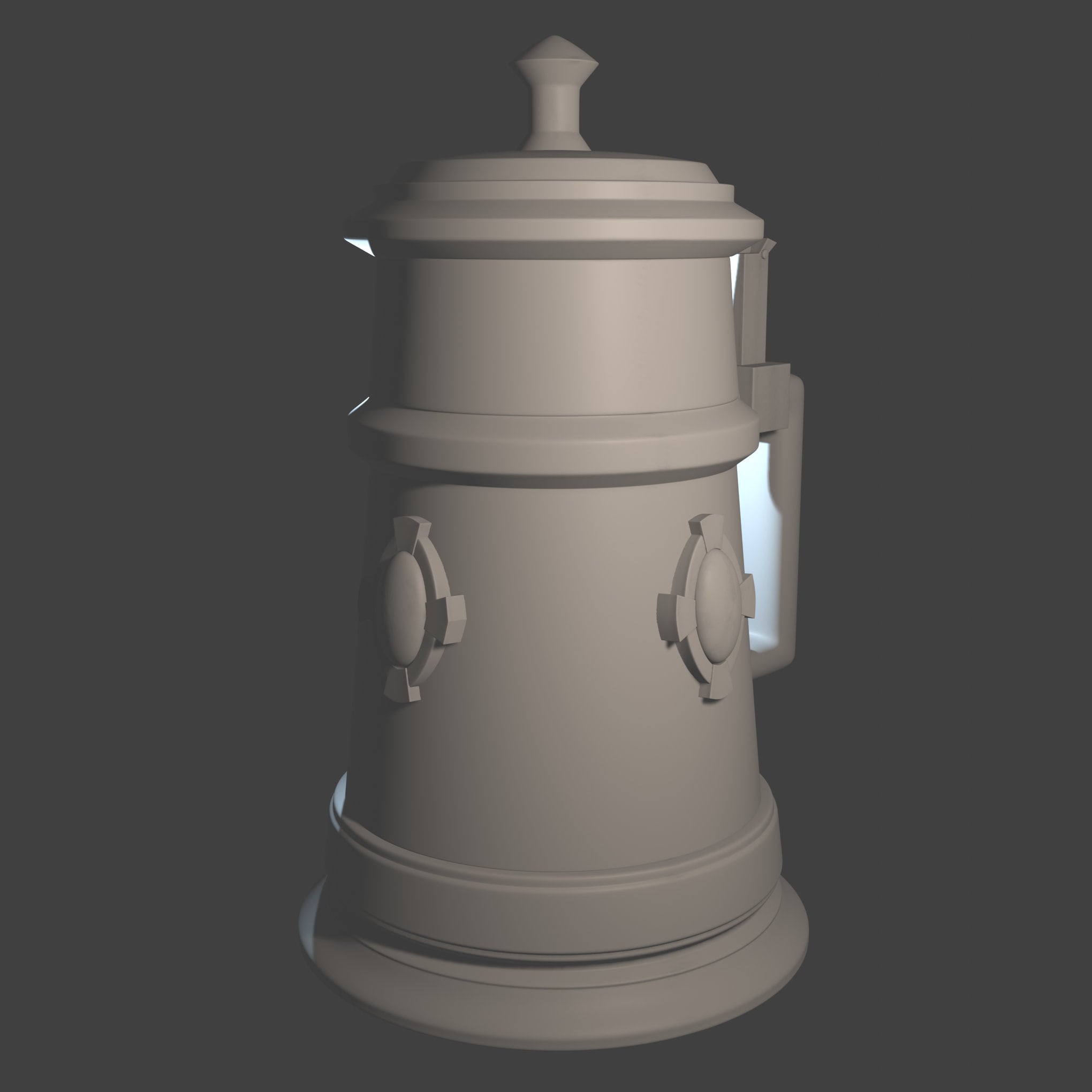 3D Print Model Replica of the Beer Stein From the Original Resident ...