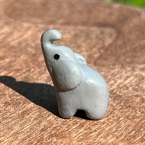 Miniature Elephant - Etsy