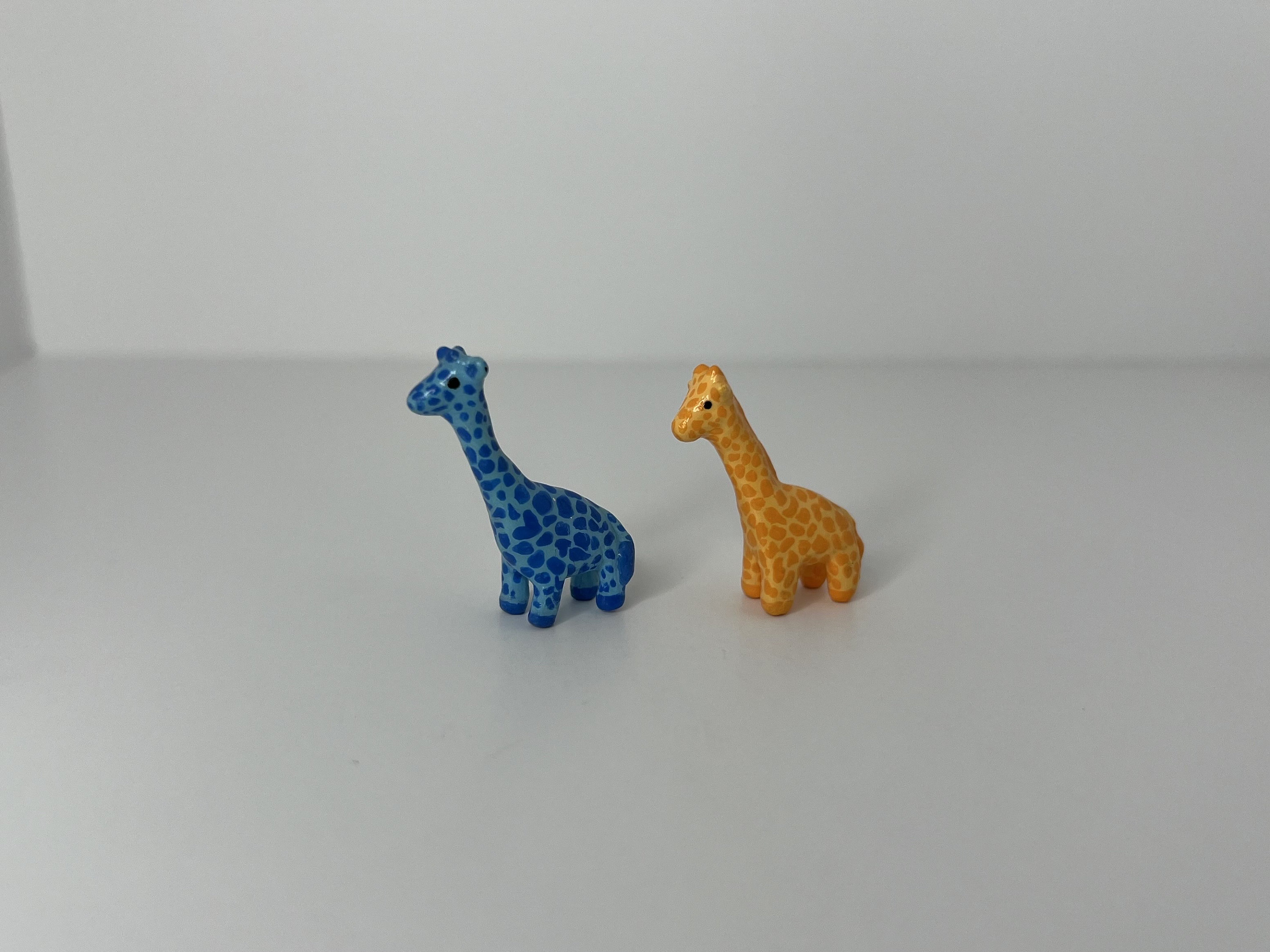 Mini Wini Giraffe Miniature Giraffe Handmade Giraffe Figurine Knick Knacks Desk Buddy Plant ...
