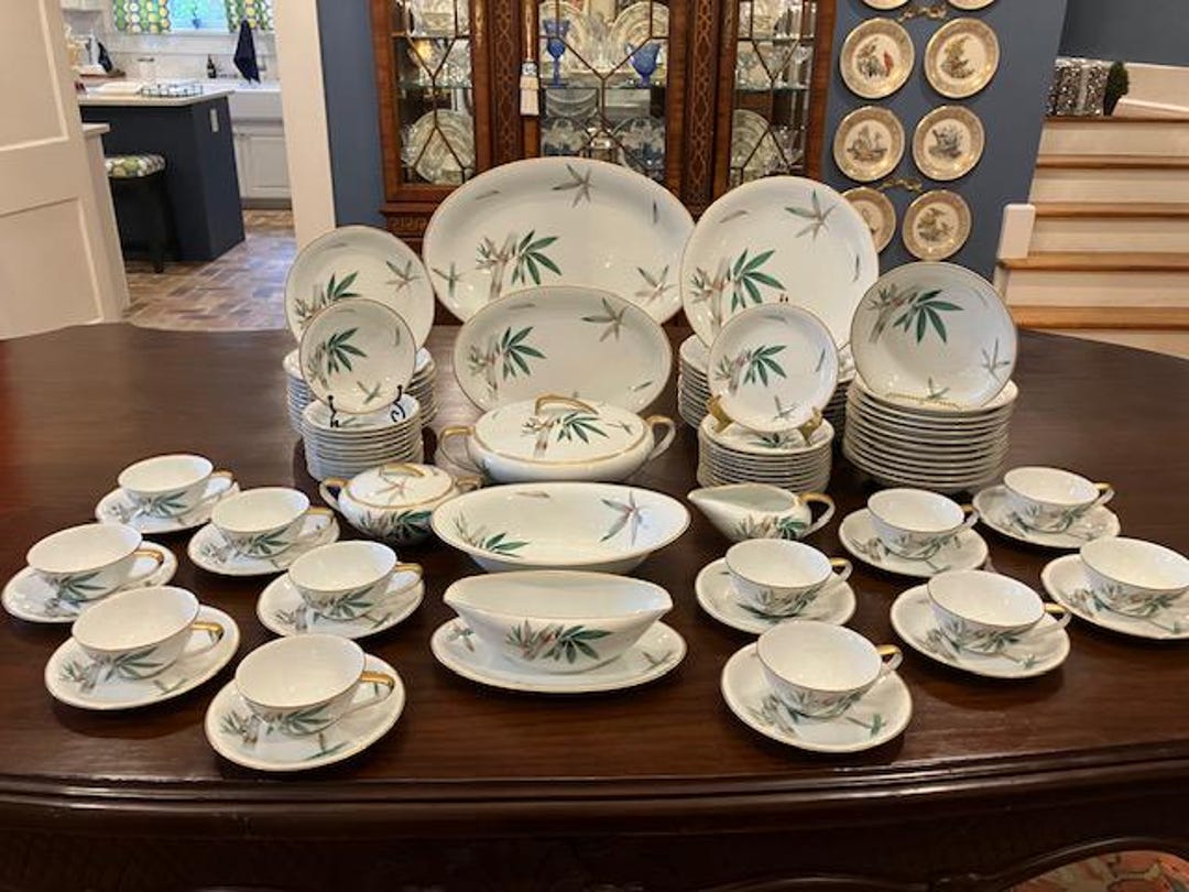 Canton 5027 by Noritake - ESTATE SET - RARE - 92 Pieces of Vintage ...