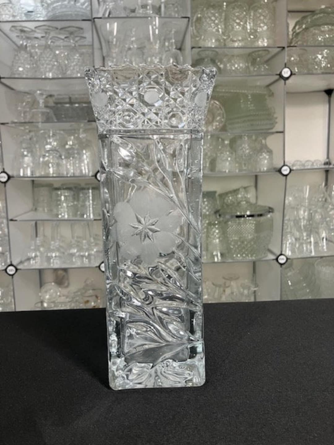 Innovation #410 by Mckee Glass - Vintage Square Cut & Pressed Crystal ...
