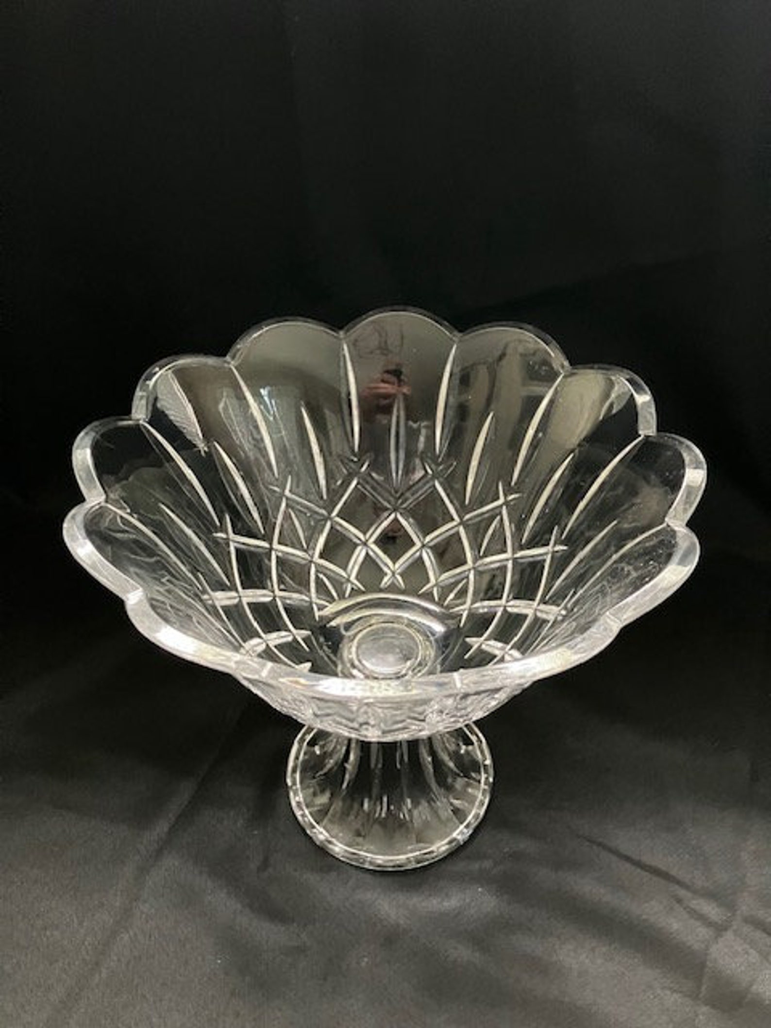 Lady Anne by Gorham Crystal Vintage Pedestal Base Centerpiece Bowl - Etsy