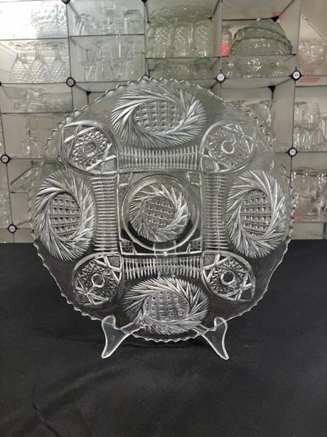 Sunburst by Mckee Glass - RARE - One Early American Pressed Glass ...