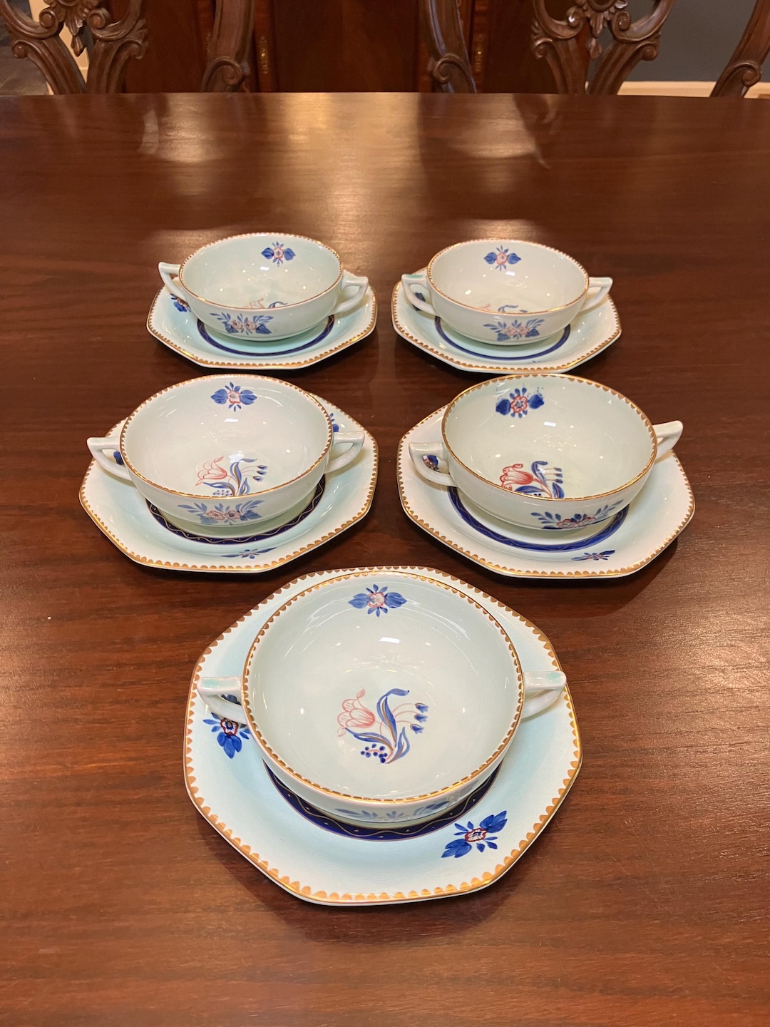 Georgian Calyx Ware by Adams China - Ten Pieces of Vintage Dinnerware ...
