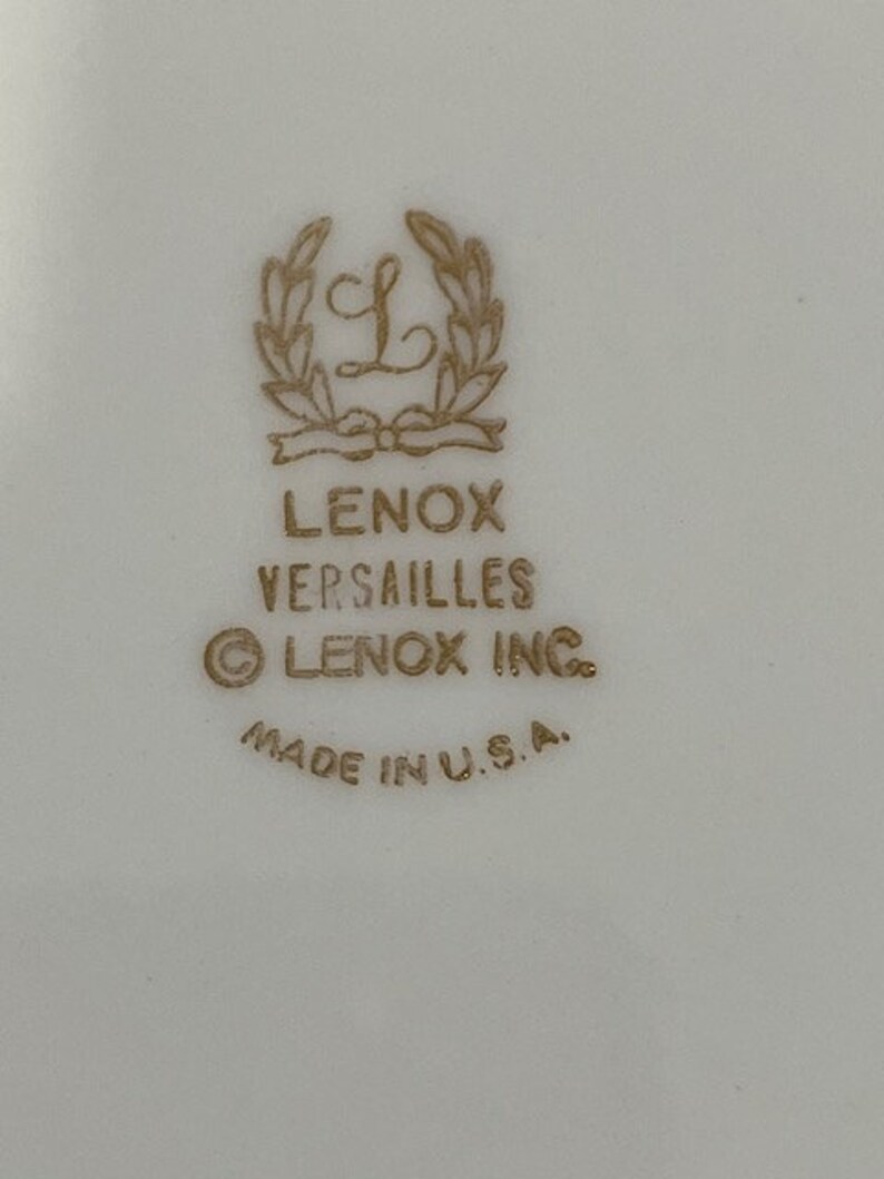 Versailles by Lenox - RARE - 40 Piece Estate Set of Vintage Bone China ...