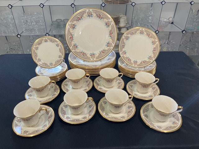 Versailles by Lenox - RARE - 40 Piece Estate Set of Vintage Bone China ...