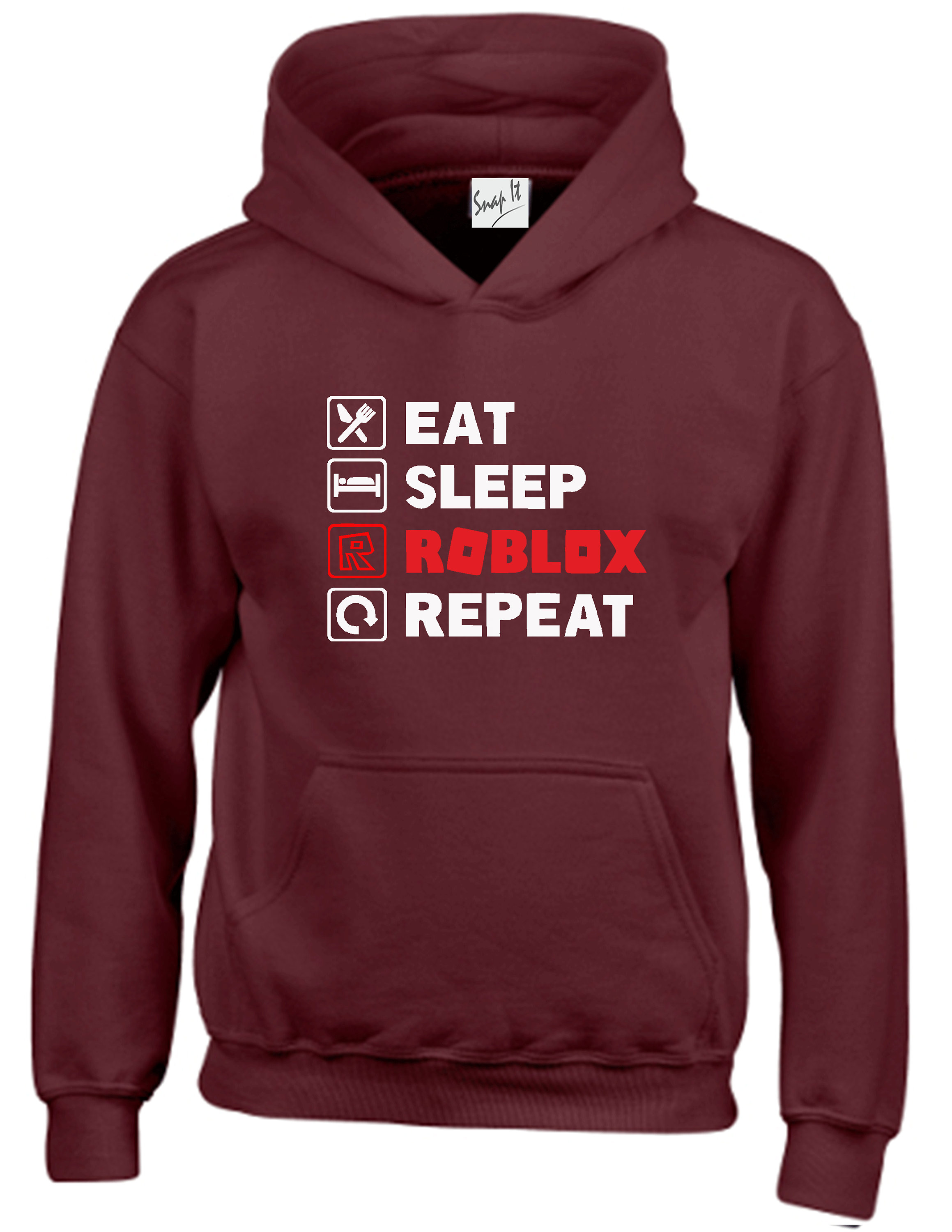 Eat Sleep Roblox Repeat Hoodie - Unisex Kids & Adults Gamer Gift - Etsy UK