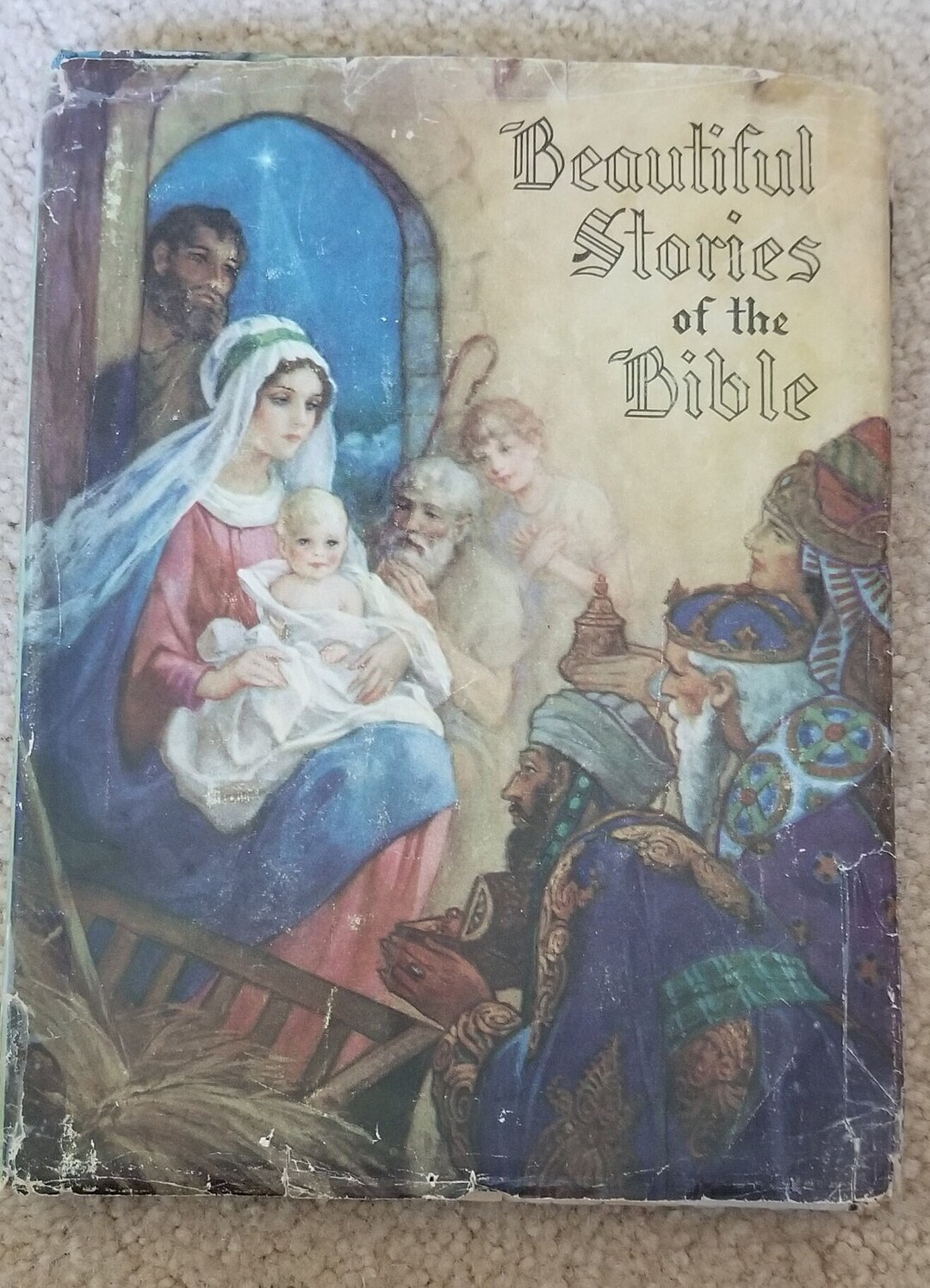Vintage Children's Bible Storybook, "beautiful Stories of the Bible" - Etsy