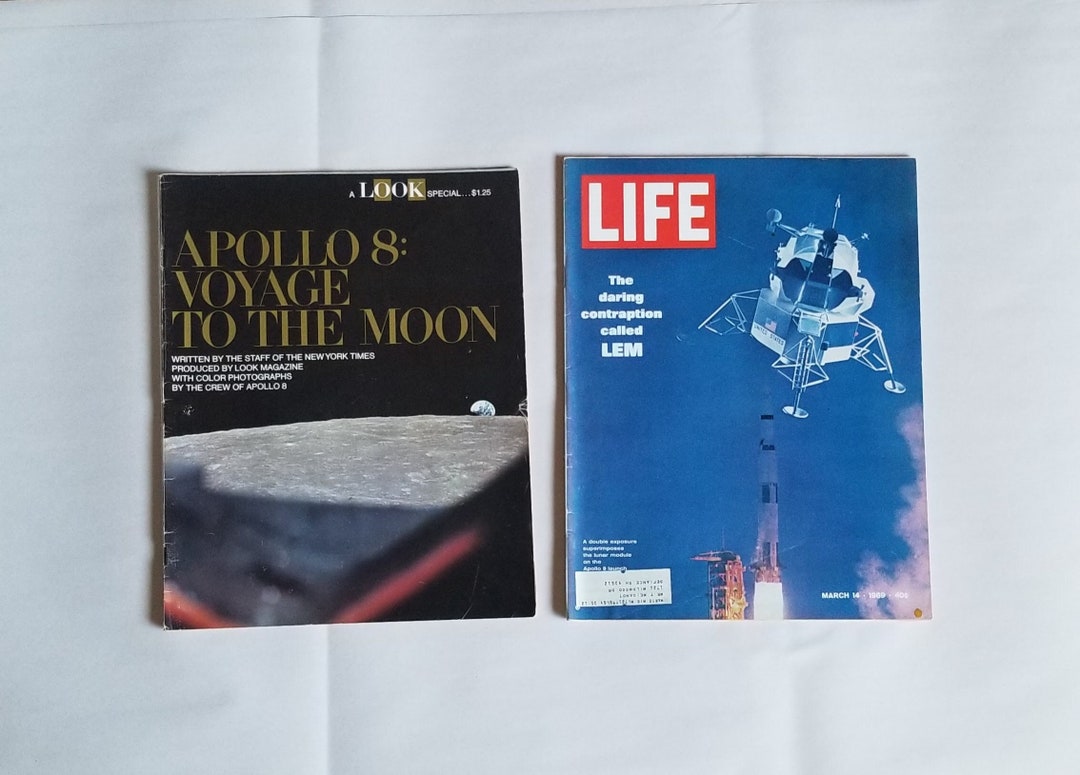 Lot of 2 Vintage Space Magazines - Etsy