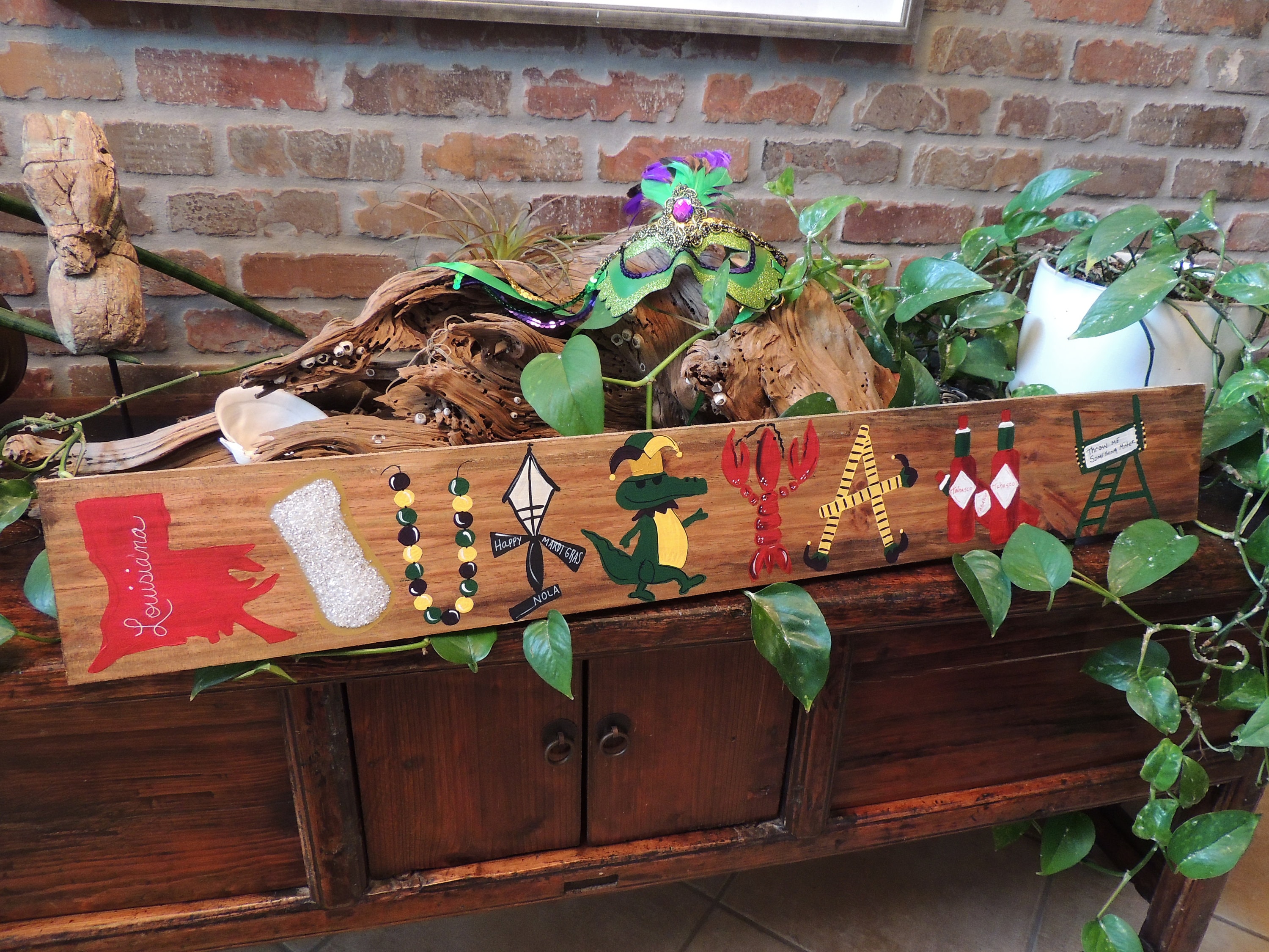 Hand Painted Louisiana Sign - Etsy