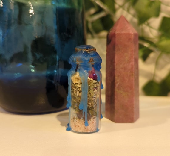 Calming Spell Jar Calming Spell Bottle - Etsy