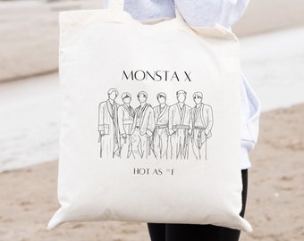 Stray Kids Tote Bag Stay Pose Lee Know Stray Kids Original Line Art ...