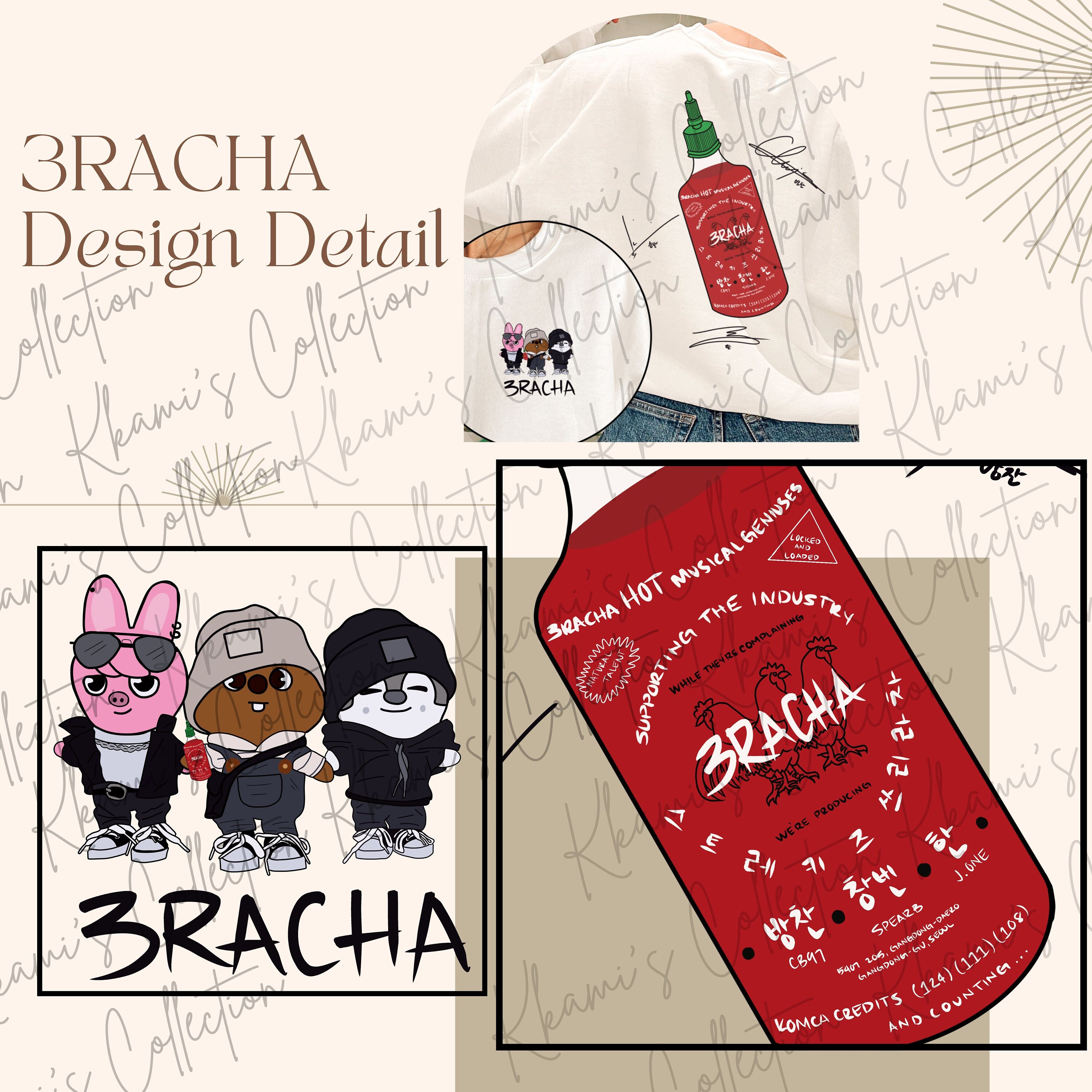 3racha Sweatshirt,3racha Hoodie, Stray Kids Hoodie, Stray Kids ...